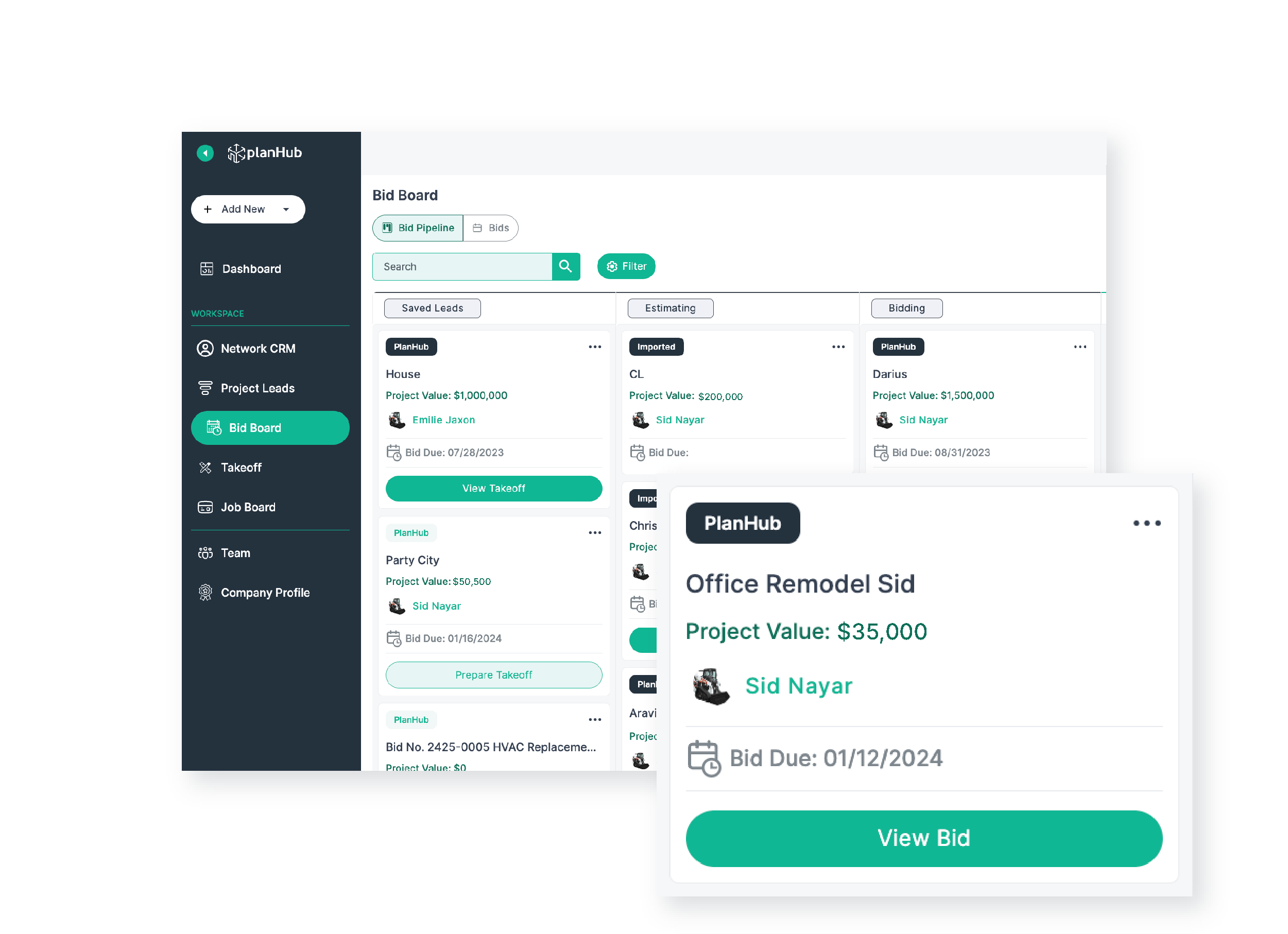 PlanHub 2.0- the One Platform for end to end construction management.
