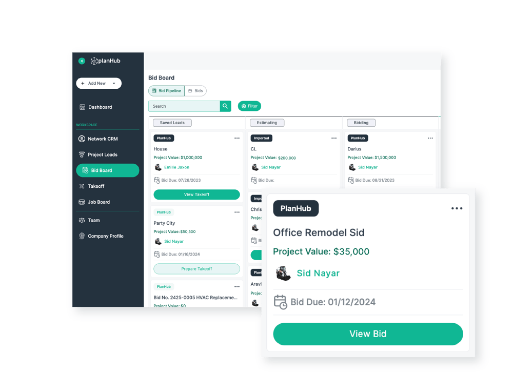 PlanHub 2.0- the One Platform for end to end construction management.
